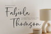 Fabiola Thomson - Handwritten Script Font - So Fontsy