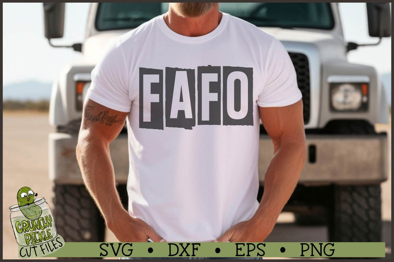 FAFO SVG File - So Fontsy