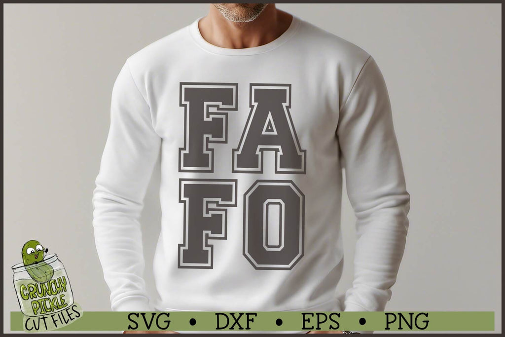 FAFO SVG File V2 - So Fontsy