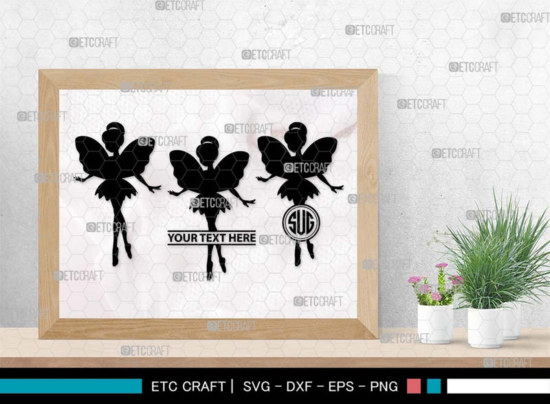 Fairy Monogram, Fairy Silhouette, Fairy SVG, Angle Svg, Tinkerbell Svg ...