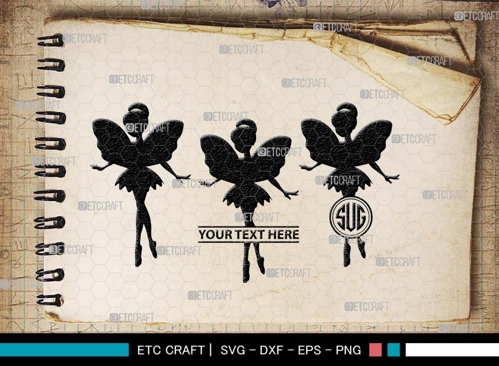 Fairy Monogram, Fairy Silhouette, Fairy SVG, Angle Svg, Tinkerbell Svg ...