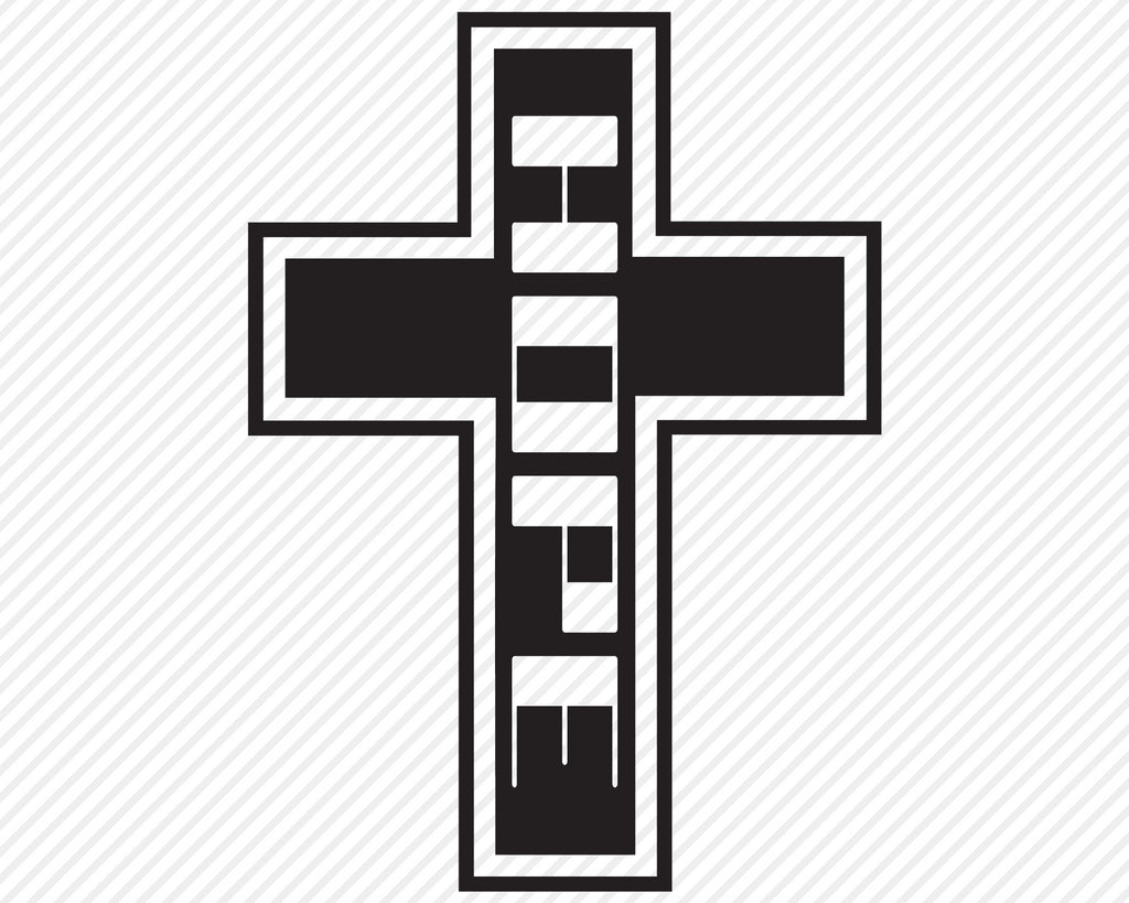 Faith Hope Love Jesus Cross Bundle | Religous SVG - So Fontsy