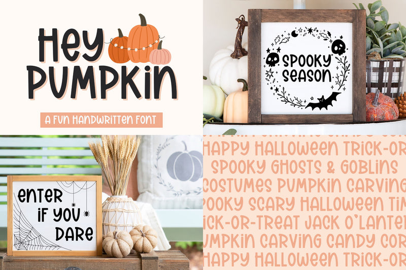 Fall Fun Font Bundle, Halloween Fonts, Back-to-School Fonts - So Fontsy