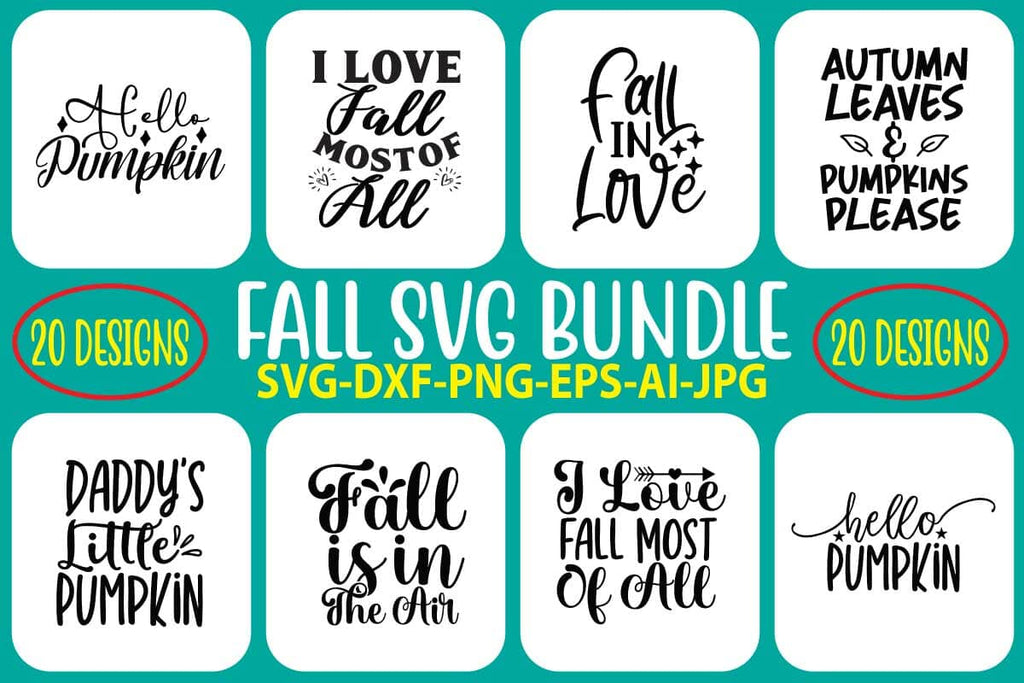 Fall SVG Bundle - So Fontsy