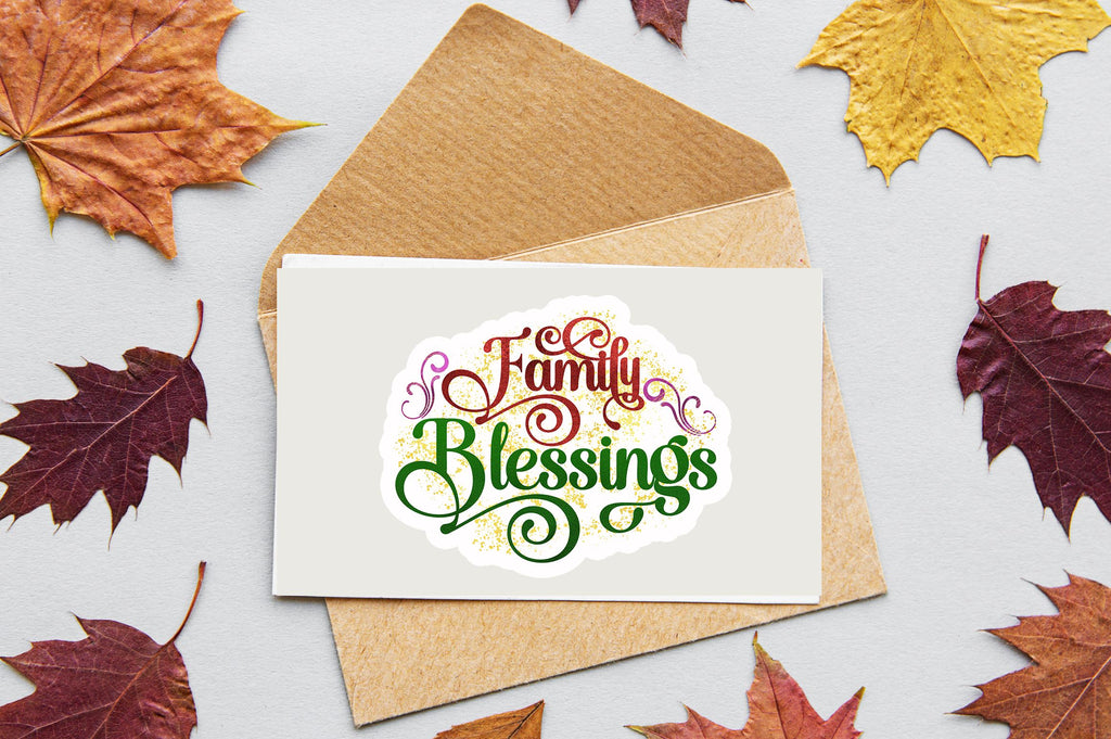 Family blessings Sticker Design - So Fontsy