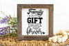 Family Is a Gift I Family Sign SVG I Farmhouse Sign SVG - So Fontsy