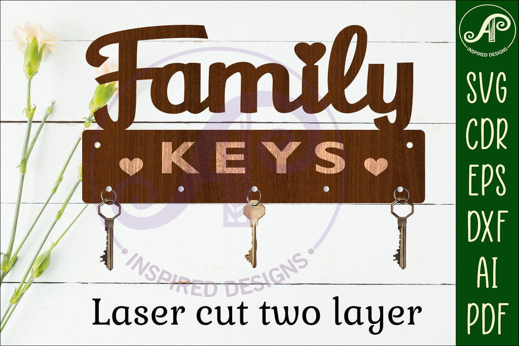 Family keys Key holder designs - So Fontsy