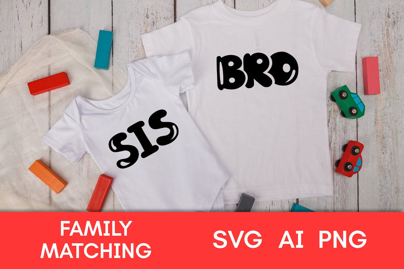 Family Matching SVG | Mom Dad Baby Bro Sis PNG Sublimation | Family T ...