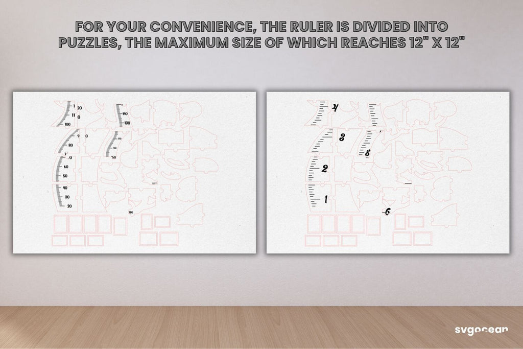 Family Tree Height Chart Laser Cut - So Fontsy