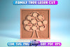 Family Tree Laser Cut | Decorative Family Signs Design | CNC File - So ...