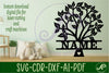 Family tree name sign svg laser cut file - So Fontsy