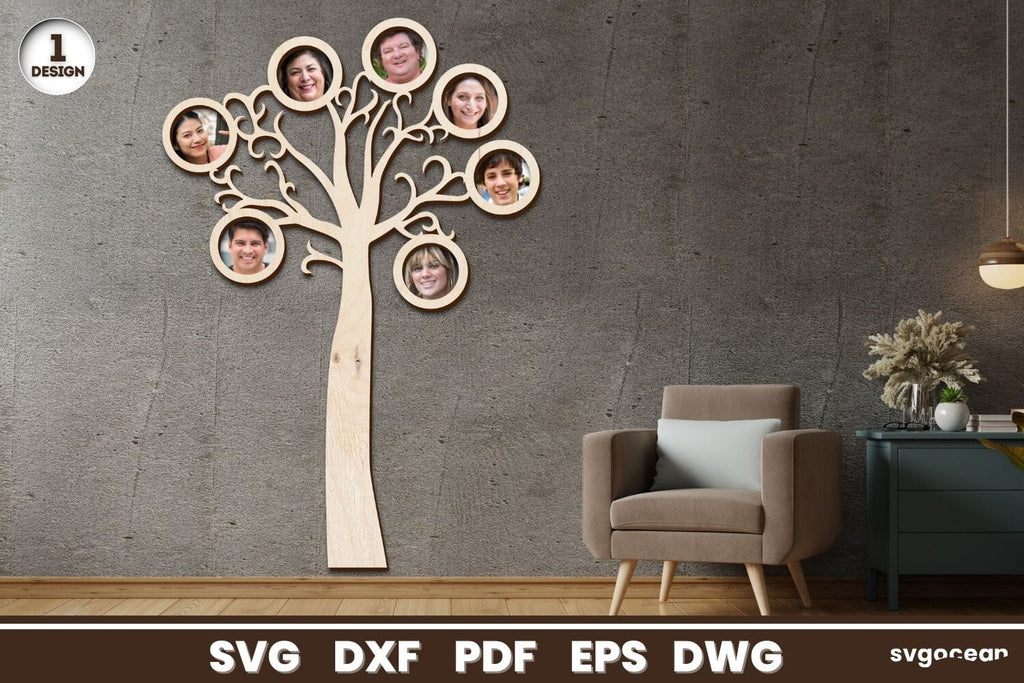 Family Tree Photo Frame - So Fontsy