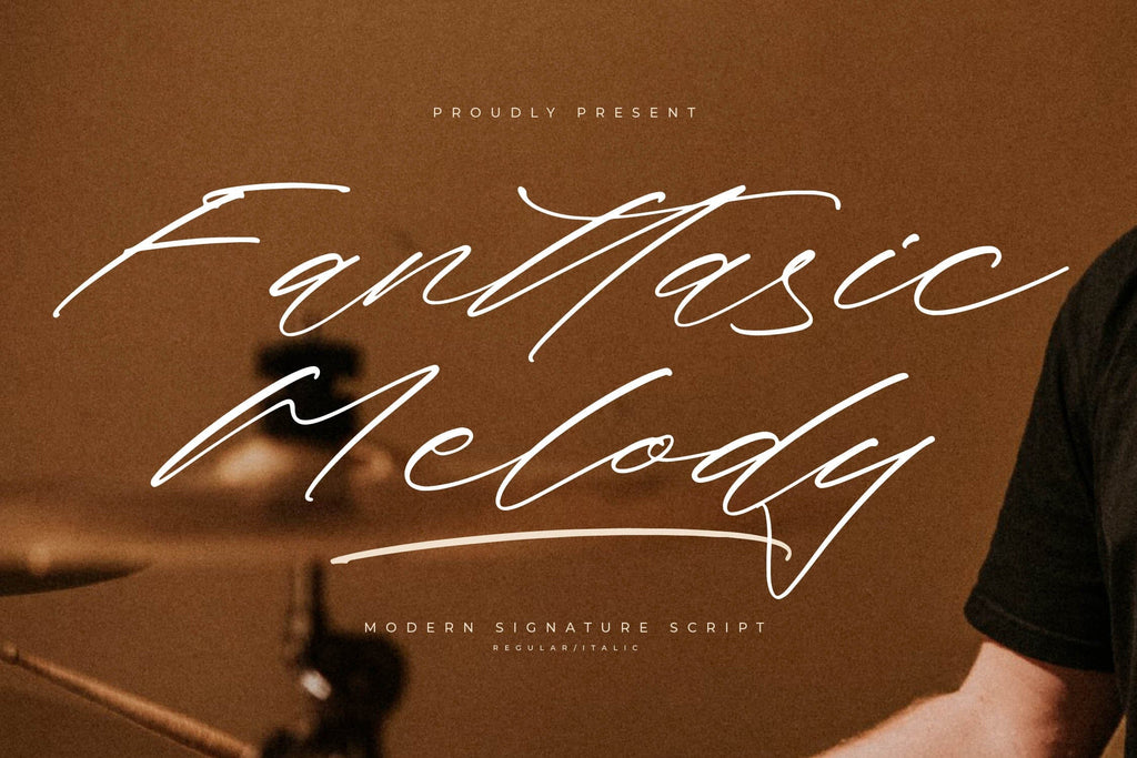 Fanttasic Melody - Modern Signature Script - So Fontsy