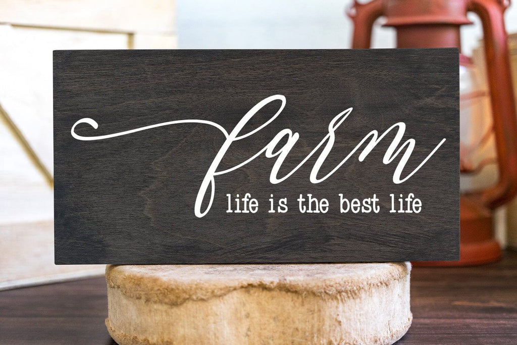 Farm Life I Country Signs Home Decor SVG I Farm Sign SVG - So Fontsy
