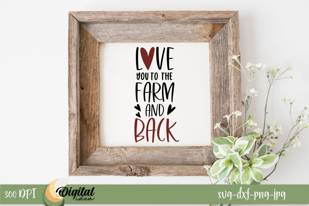 Farm Quote SVG Cut file. Farmhouse Quote SVG - So Fontsy