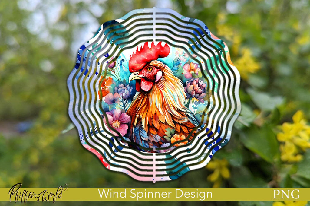 Farm Wind Spinner | Rooster - So Fontsy