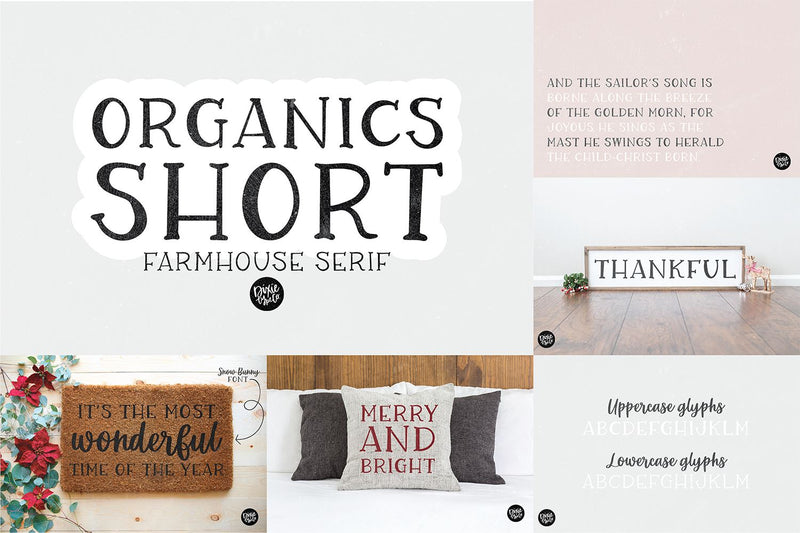 Farmhouse Christmas Font Bundle - So Fontsy