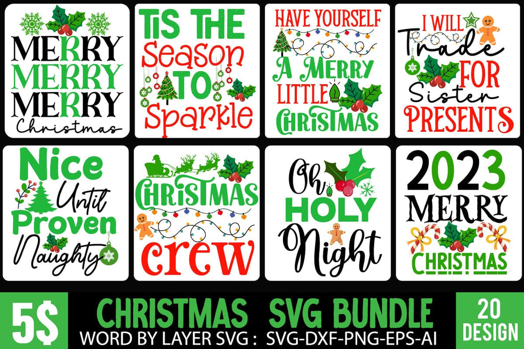 Farmhouse Xmas SVG Bundle , Christmas SVG Bundle ,Christmas SVG Bundle ...