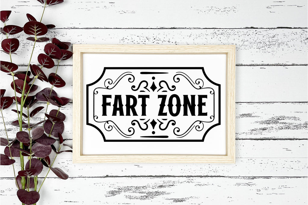 Fart zone svg design - So Fontsy
