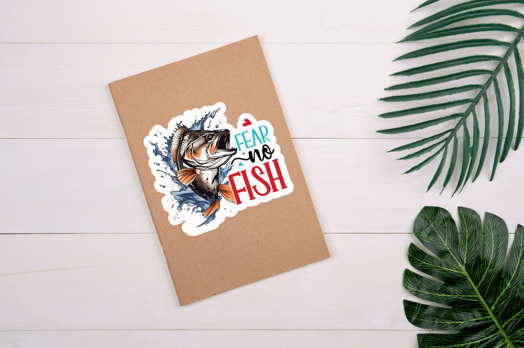 Fear no fish Sticker Design - So Fontsy