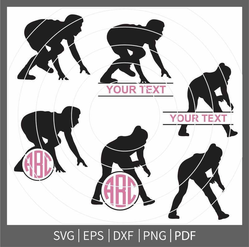 Female Wrestling Monogram, Female Wrestling SVG File, Female Wrestling ...