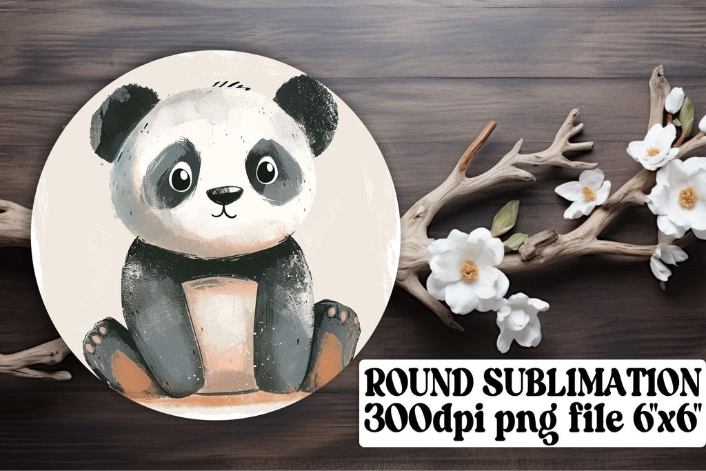 Festive Boho Animals Sublimation Kit: Round Ornaments & More - So Fontsy