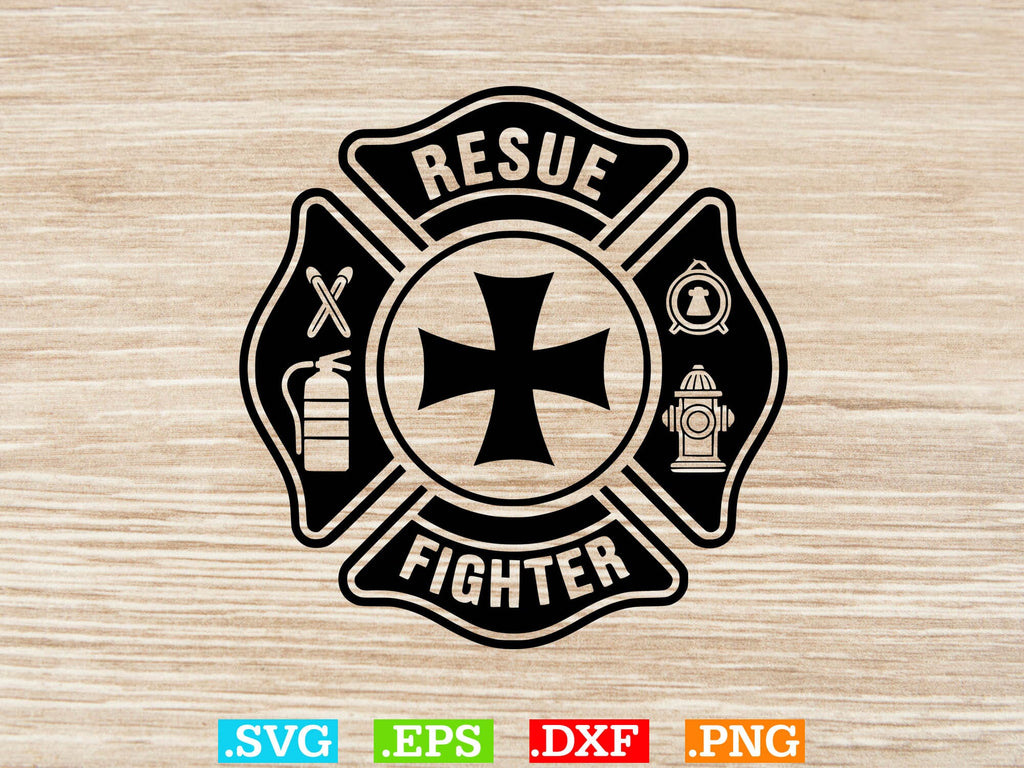 Fire Department Svg Bundle, Firefighter SVG, Fire Rescue SVG - So Fontsy