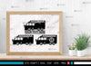 Fire Truck Monogram, Fire Truck Silhouette, Fire Truck SVG, Truck Svg ...