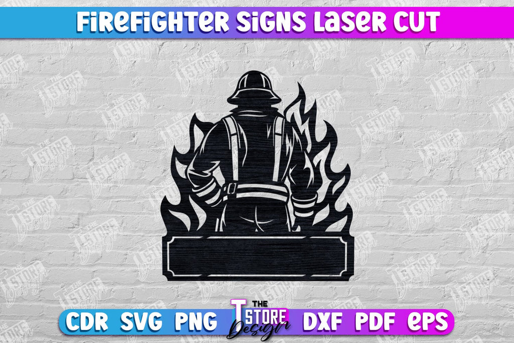 Firefighter Sign | Fire Station | Maltese Cross | Fireman Symbols | CNC ...