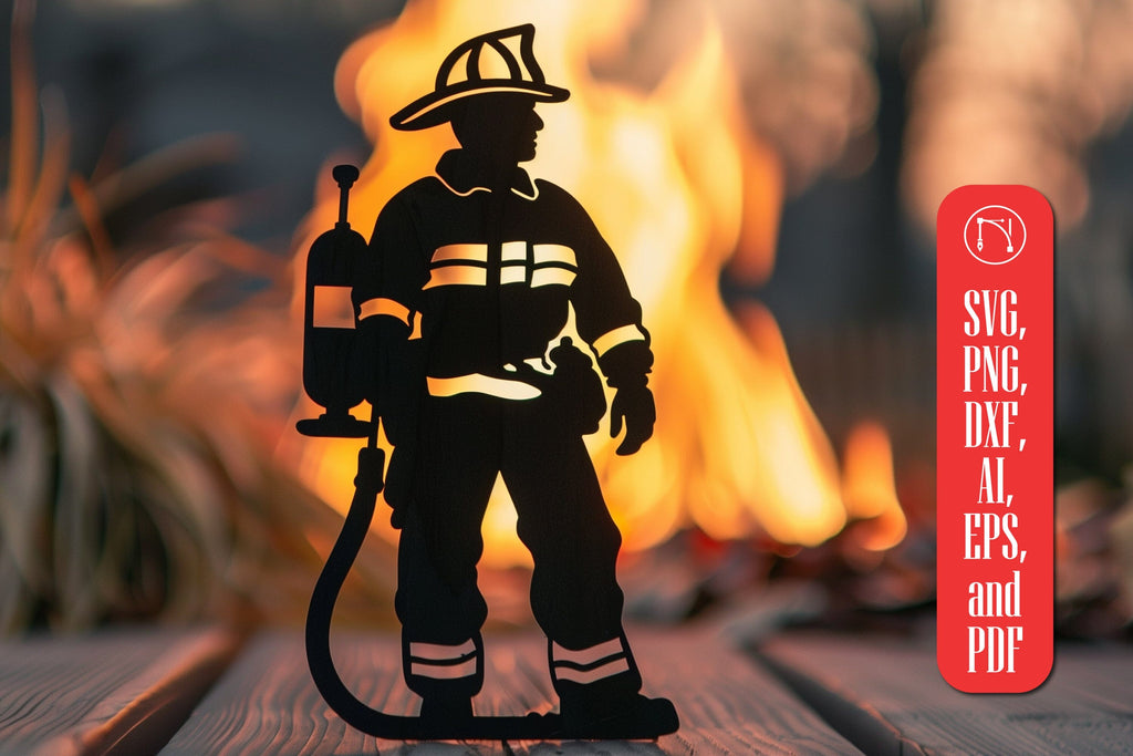 Firefighter Signs Laser Cut SVG cut file - So Fontsy