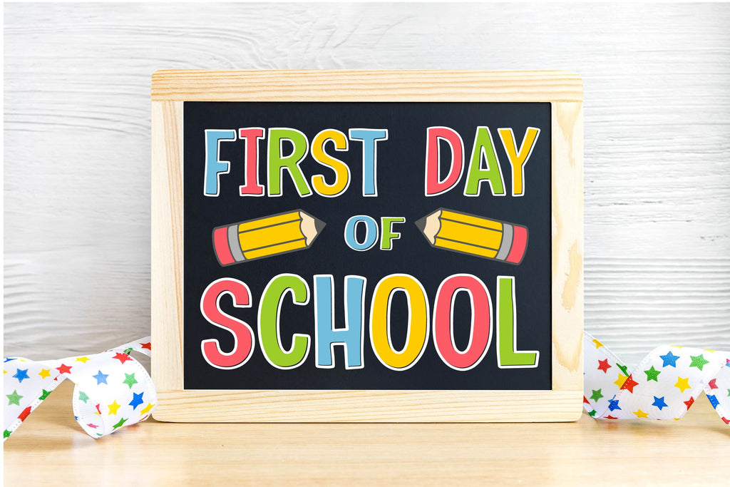 First Day of School Board SVG | T-Shirt Design - So Fontsy