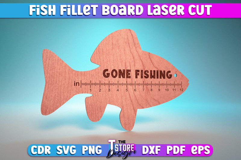 Fish Fillet Board Laser Cut | Funny Dad Laser Cut Design | CNC Files ...