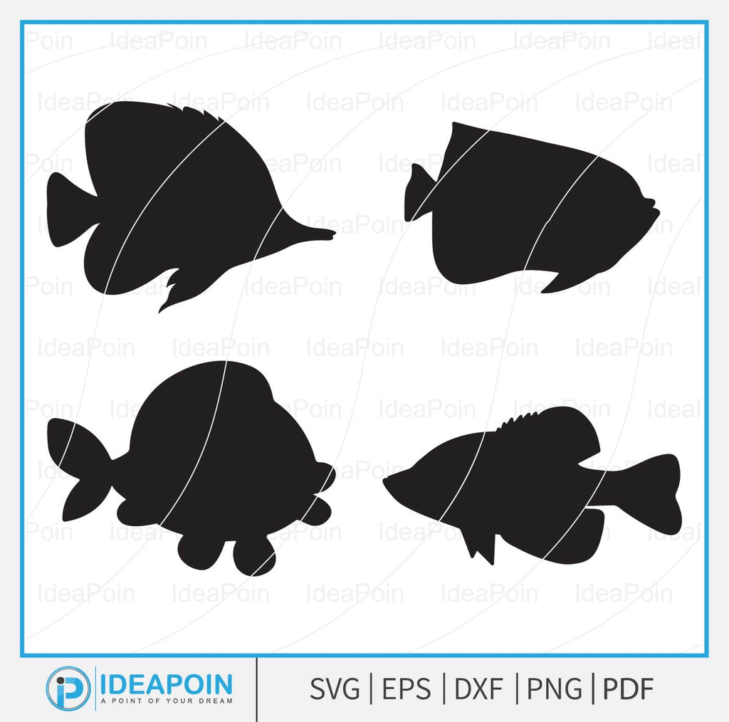 Fishs svg, Tropical fish set, Fish Species png, Aquarium Fish, Cartoon ...