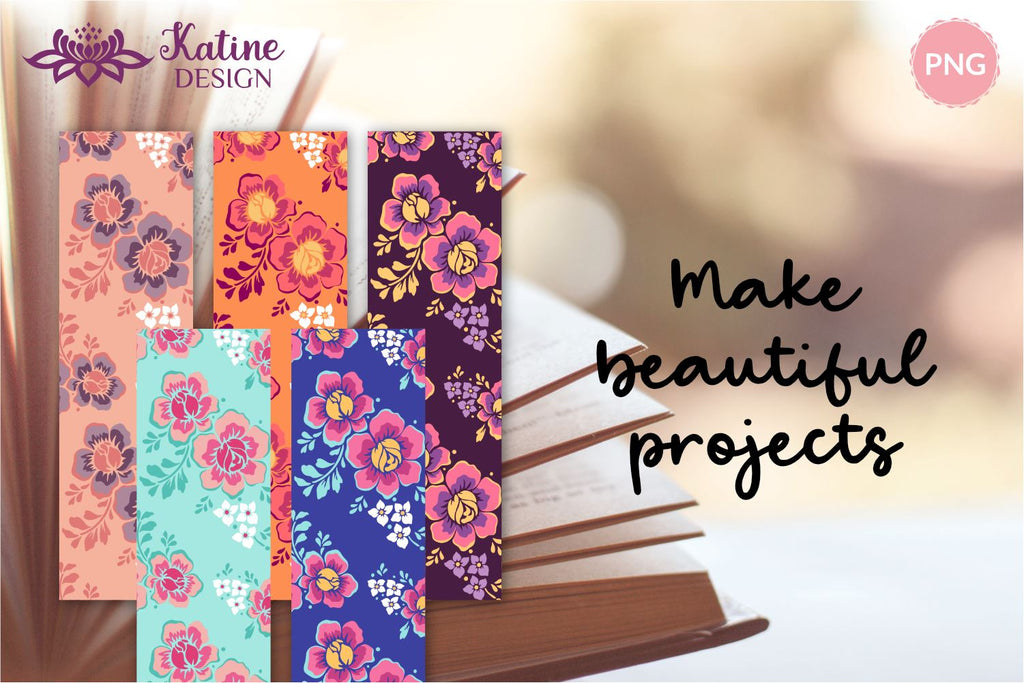 Floral Bookmarks, Flower Bookmarks, Watercolor Bookmarks, Printable ...