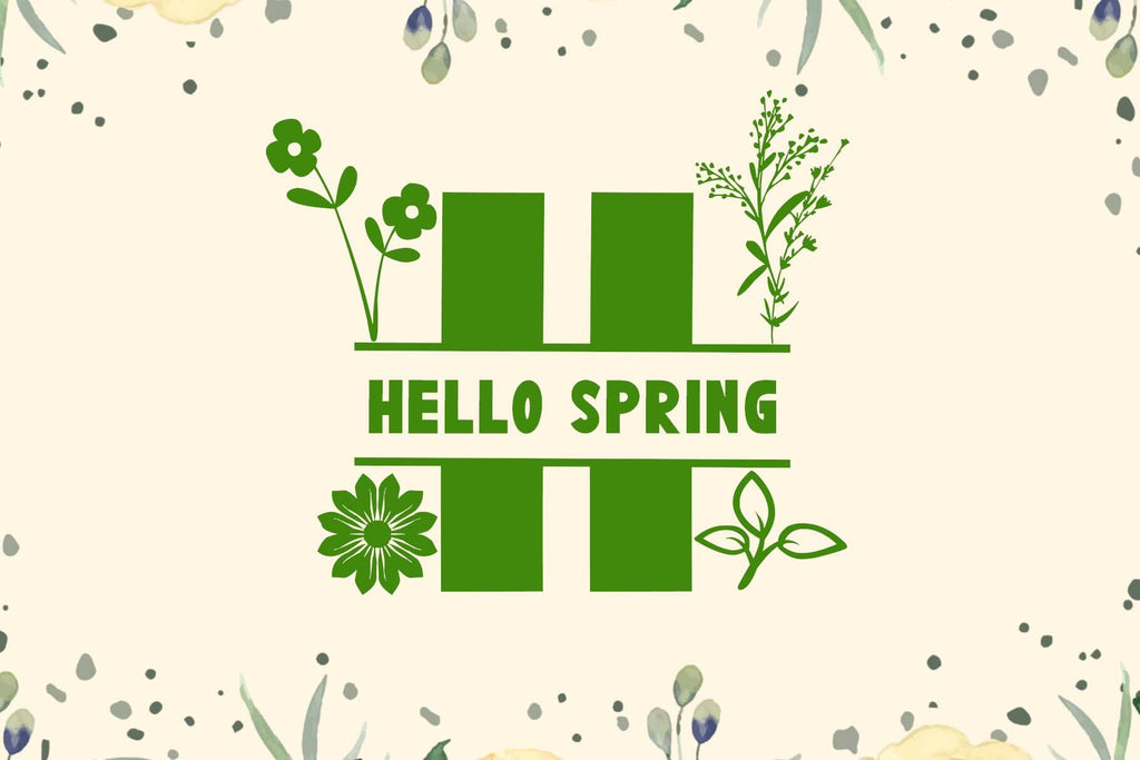 Flower Spring Monogram - So Fontsy