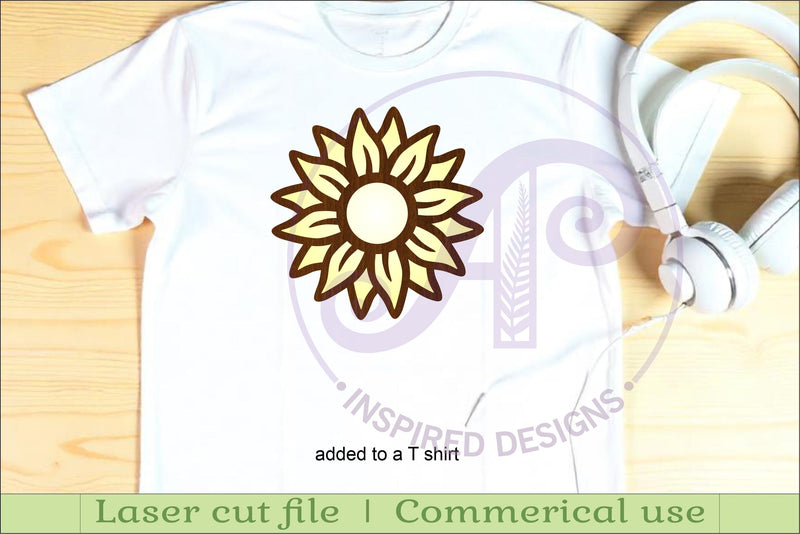 Flower two layer laser cut outs SVG files set 2 - So Fontsy