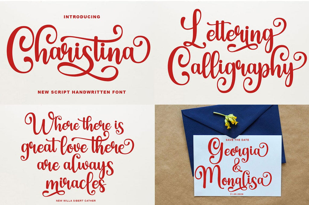 Font Handwritten Bundles - So Fontsy