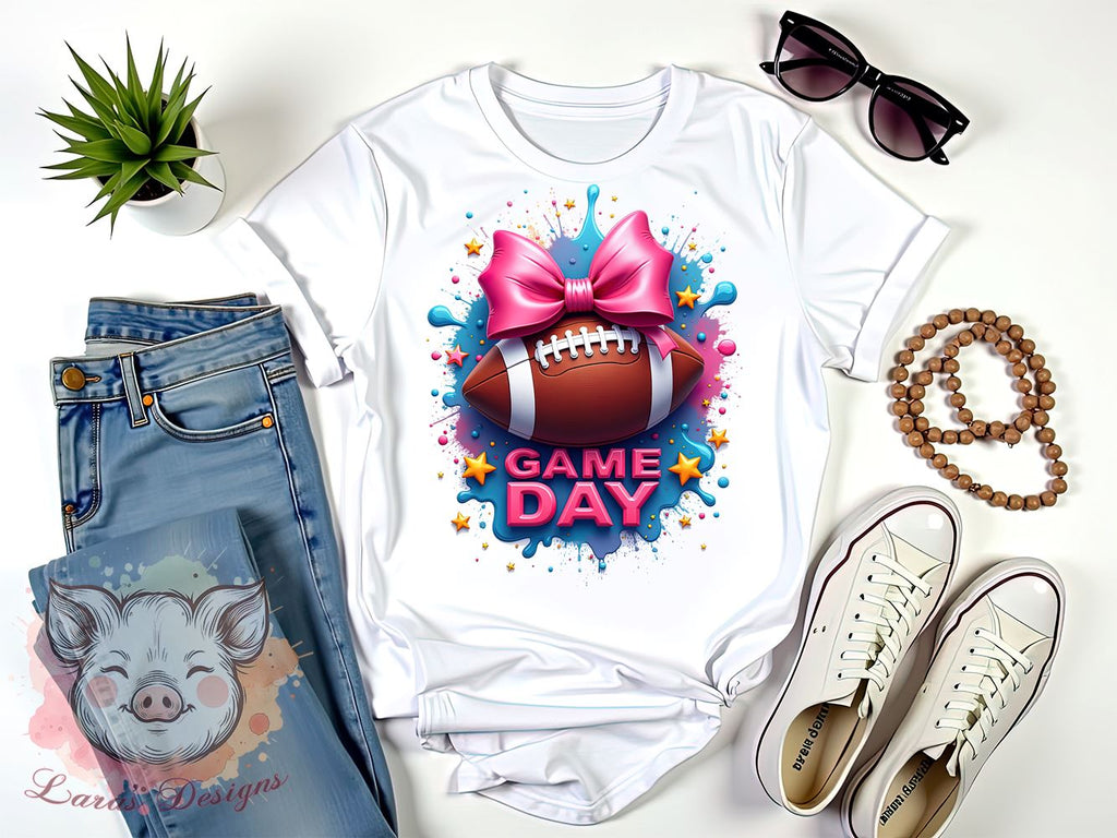 Football Game Day Clipart, Sports Fan PNG, Game Day Sublimation ...