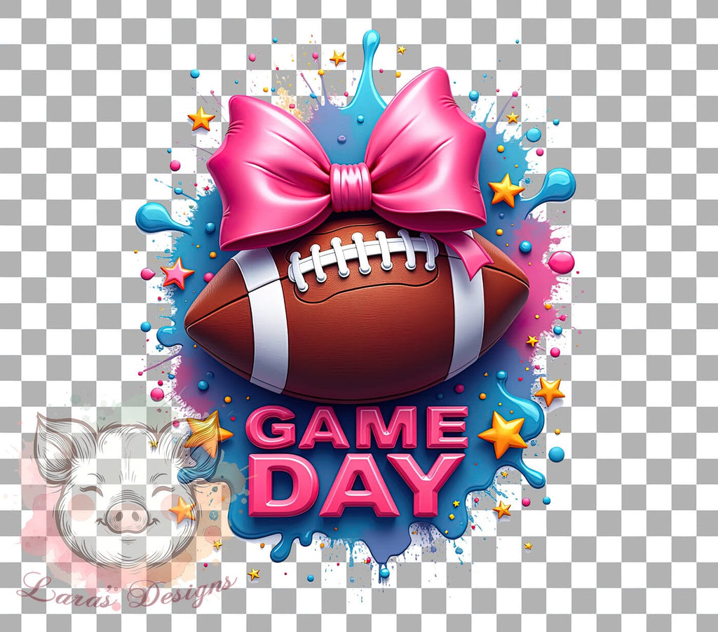 Football Game Day Clipart, Sports Fan PNG, Game Day Sublimation ...