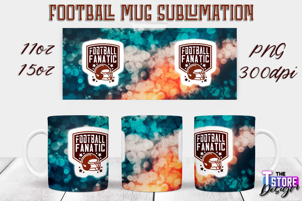 Football Mug PNG Design | Football Mug 11oz 15oz PNG | Sports Mom PNG ...