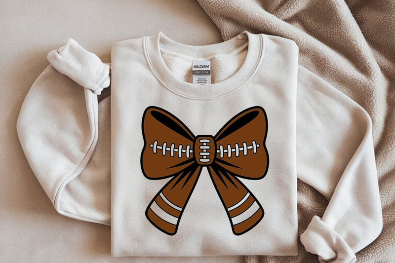 Football Ribbon Bow Svg, Football Coquette Svg, Football Hair Ribbon ...