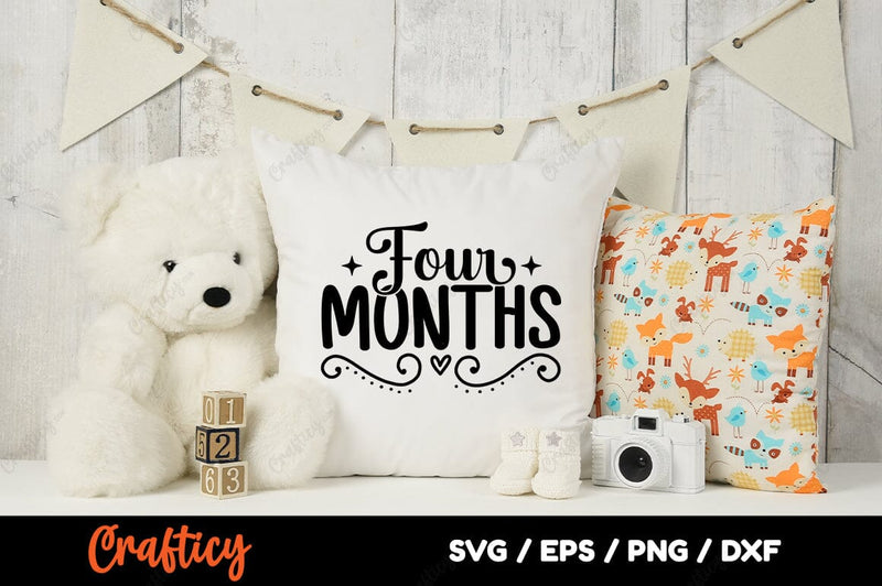 Four months SVG Design - So Fontsy