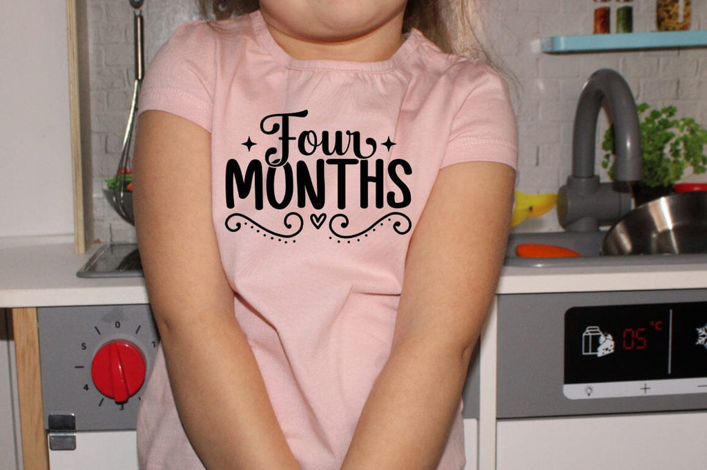 Four months SVG Design - So Fontsy