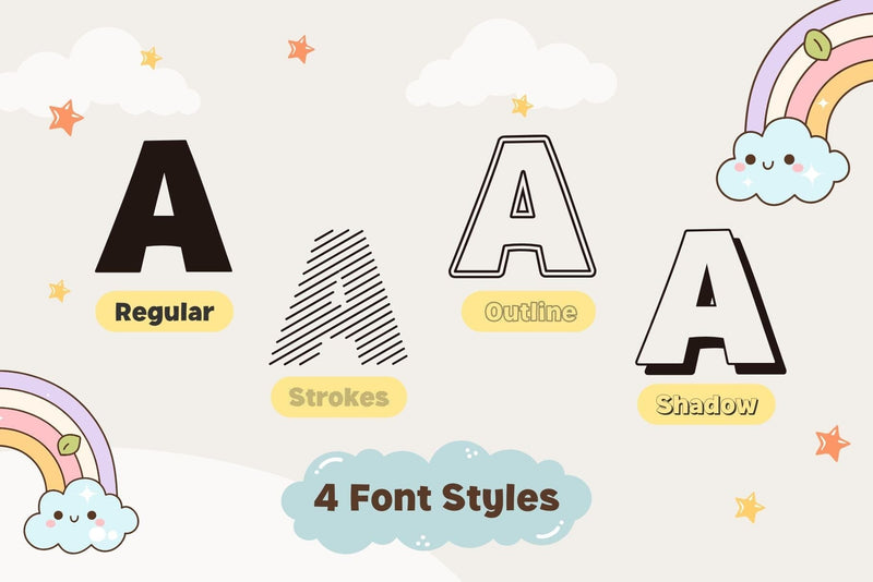 Fox Boogie 4 Font Styles - So Fontsy