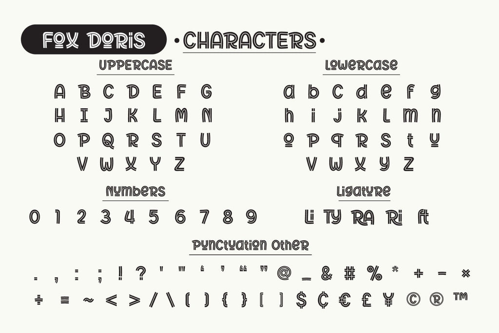 Fox Doris Font - So Fontsy