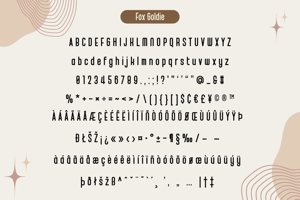 Fox Goldie Trio Fonts - So Fontsy