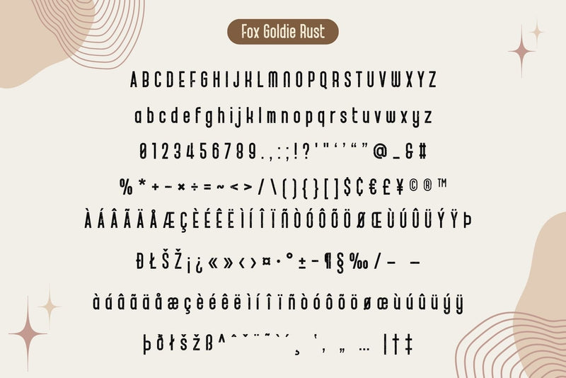 Fox Goldie Trio Fonts - So Fontsy