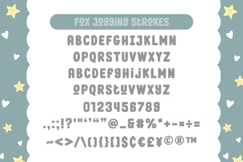 Fox Jogging Font Trio - So Fontsy