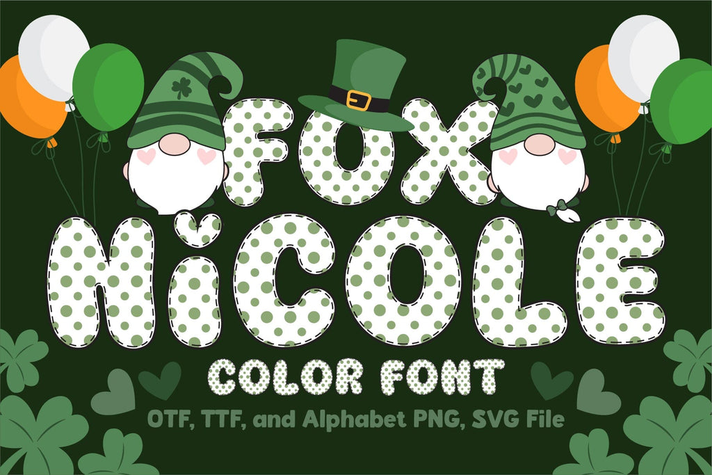 Fox Nicole Color Font - So Fontsy