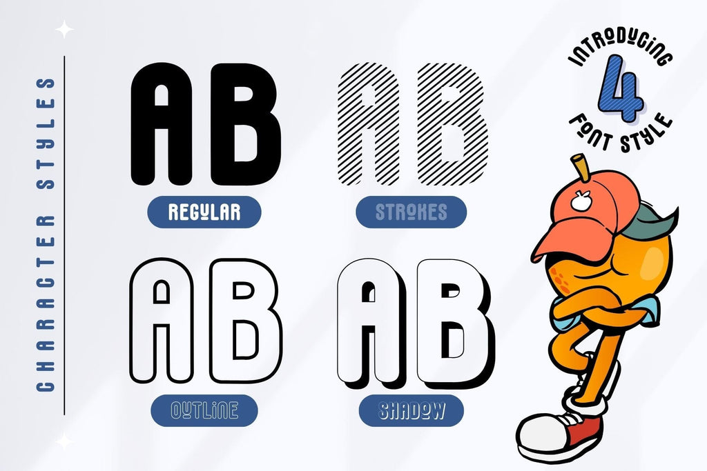 Fox Softie : 4 Font Styles - So Fontsy